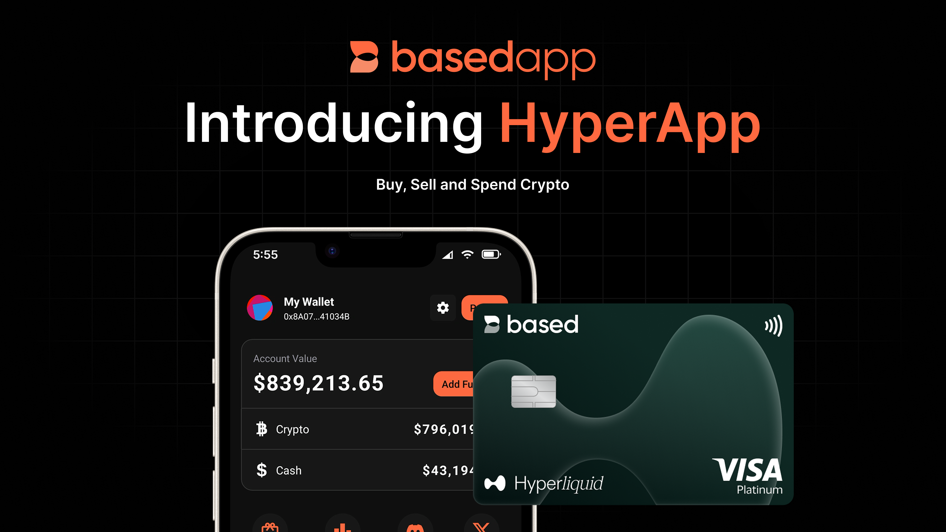 BasedApp | Trade on Hyperliquid, Buy, Sell & Spend Crypto